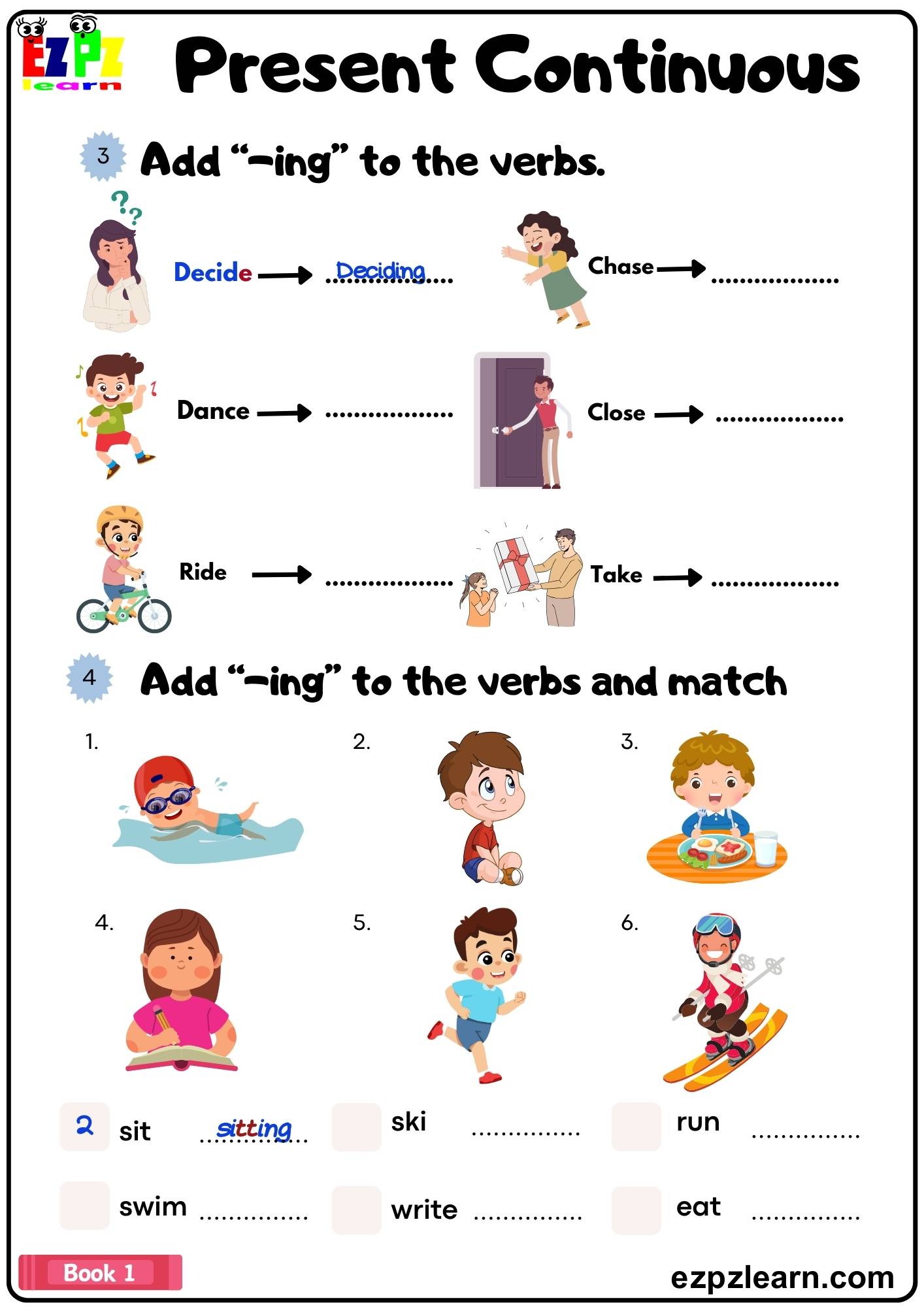 Present Continuous Adding ING To The Verbs To Make The Present Present Continuous Adding ING To The Verbs To Make The Present